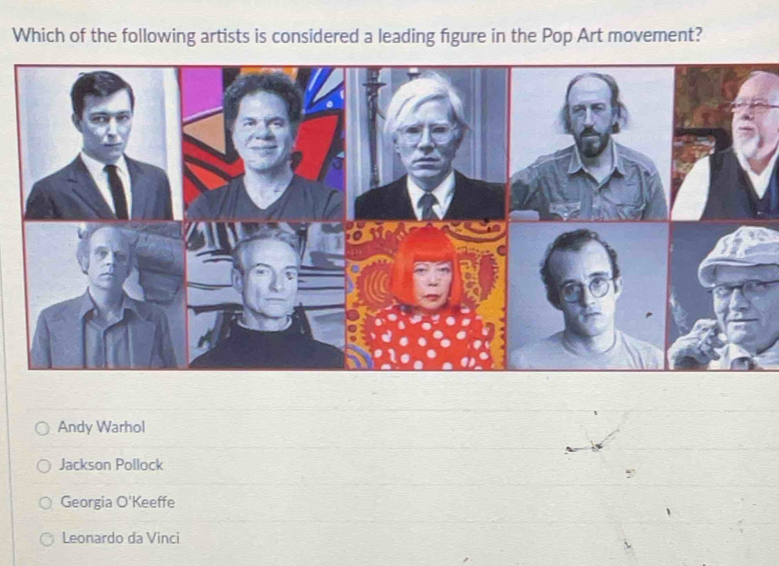 Solved: Which of the following artists is considered a leading figure ...