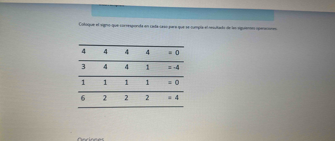 Resuelto:Coloque el signo que corresponda en cada caso para que se ...