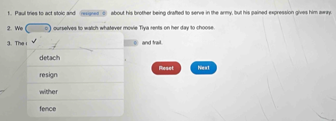 Solved: Paul tries to act stoic and resigned 。 about his brother being ...