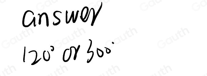 Solved: The graph of y=cos (x-30) for 0°≤slant x≤slant 360° 'crosses ...