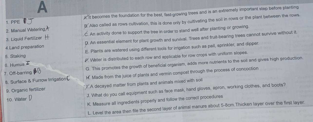 Solved: A 1. PPE A. It becomes the foundation for the best, fast ...