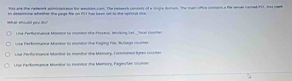Solved: You are the network administrator for westsim com. The network ...
