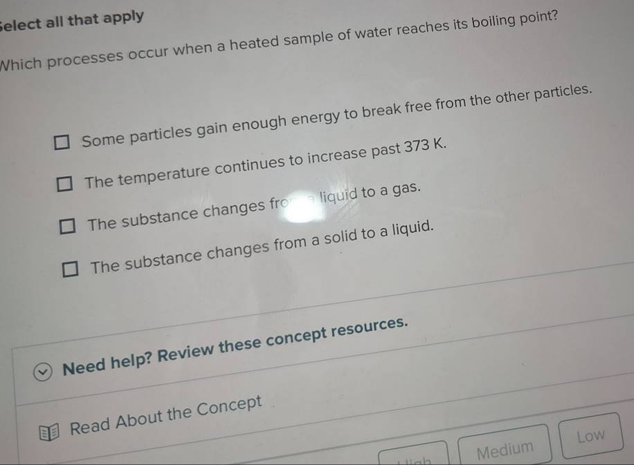 تم الحل:Select all that apply Which processes occur when a heated ...
