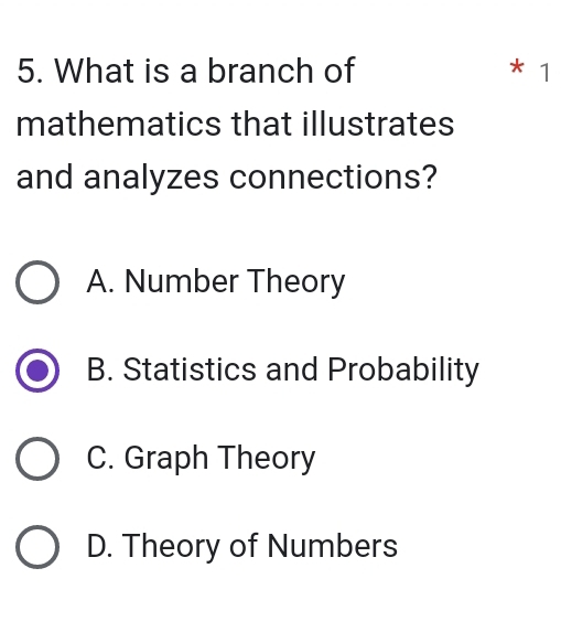 Solved: What is a branch of * 1 mathematics that illustrates and ...