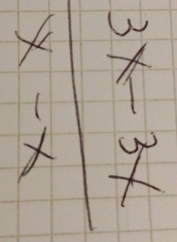 Risolto: (3x-3x)/x-x