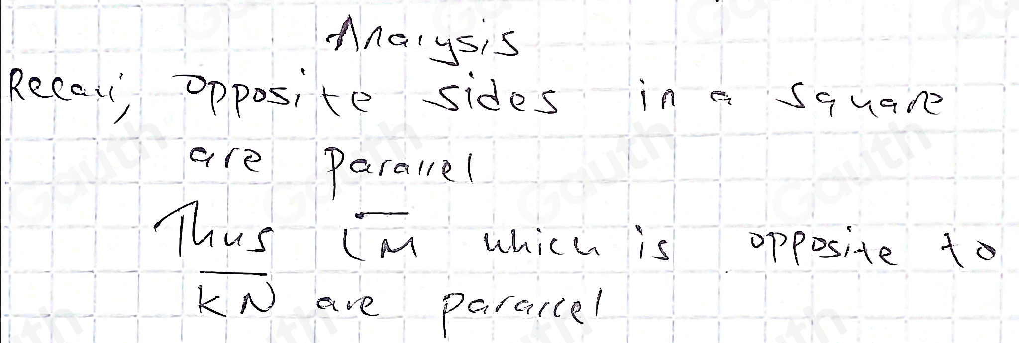 Solved: The figure shows square KLMN Which of the following conditions ...