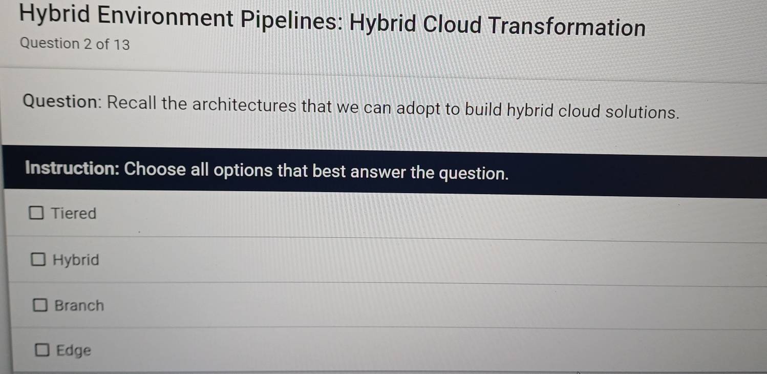 Solved: Hybrid Environment Pipelines: Hybrid Cloud Transformation ...
