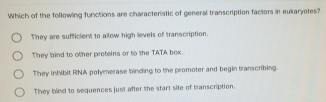 Solved: Which of the following functions are characteristic of general ...