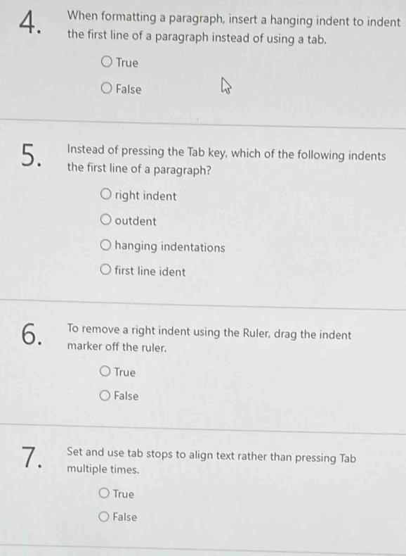 Solved: When formatting a paragraph, insert a hanging indent to indent ...