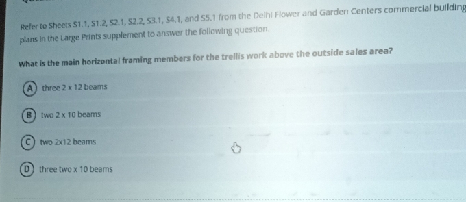 Solved: Refer to Sheets S1.1, S1.2, S2.1, S2.2, S3.1, S4.1, and S5.1 ...