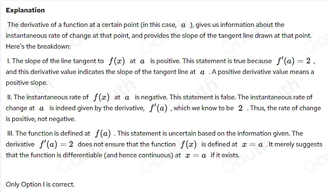 Solved: Suppose you are given a function f(x) and you Lonly are told ...