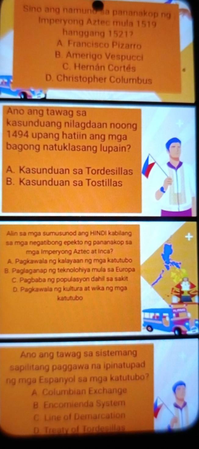 Solved: Sino ang namund sa pananakop ng Imperyong Aztec mula 1519 ...