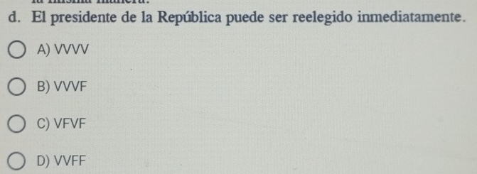 Resuelto:El presidente de la República puede ser reelegido ...