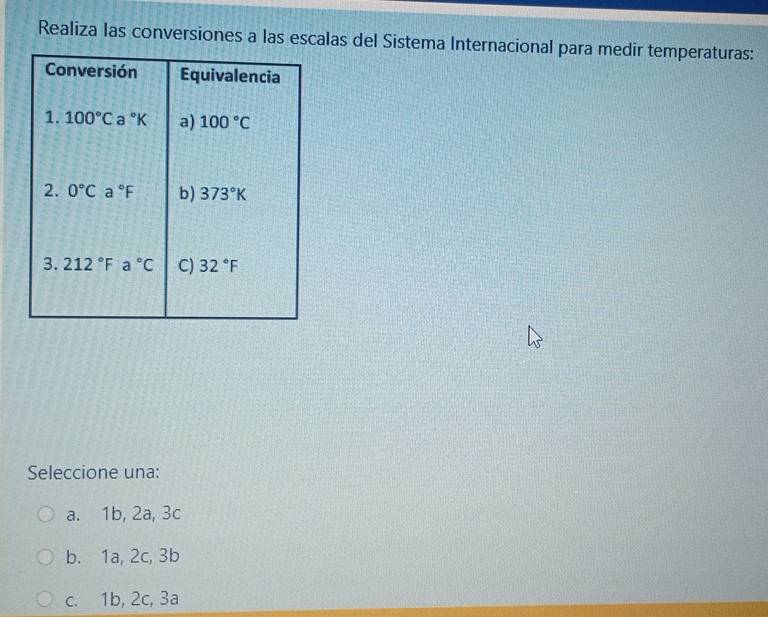 Resuelto:Realiza las conversiones a las escalas del Sistema ...
