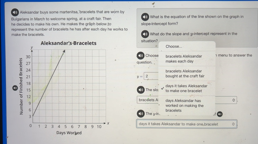 Solved: Aleksandar buys some martenitsa, bracelets that are worn by ...