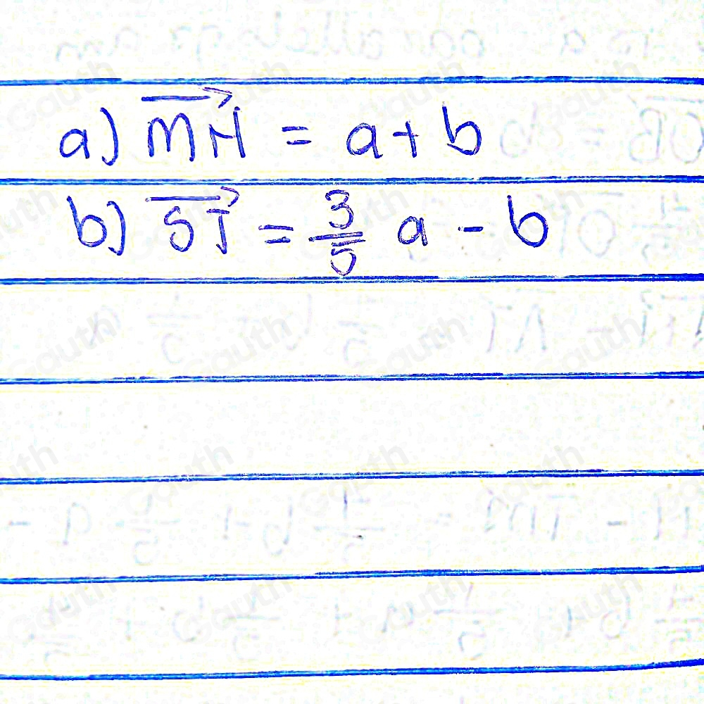 Solved: OACB is a parallelogram. vector OA=a and vector OB=b. The ...