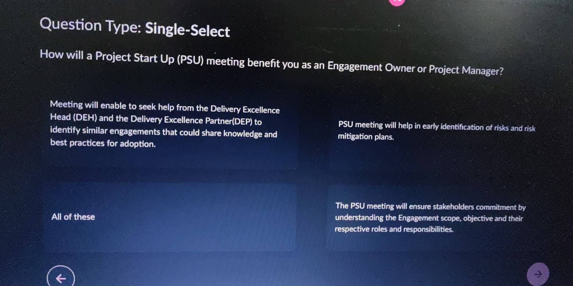 Solved: Question Type: Single-Select How will a Project Start U_D (PSU ... Solved: Question Type: Single-Select How will a Project Start U_D (PSU ...
