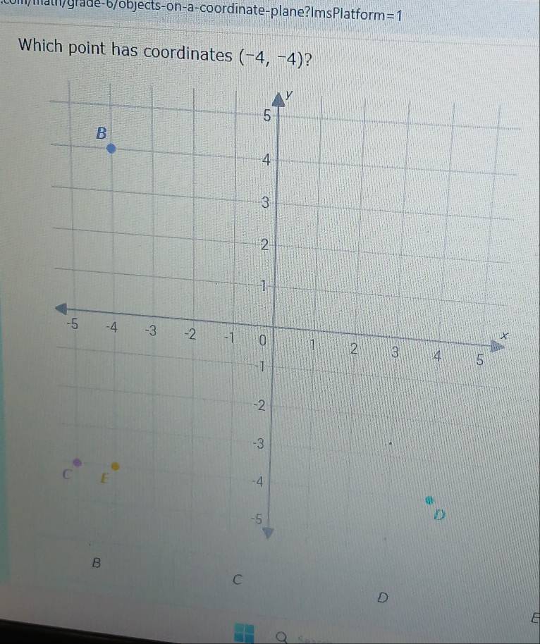 Solved: n/math/grade-6/objects-on-a-coordinate-plane?ImsPlatform =1 ...
