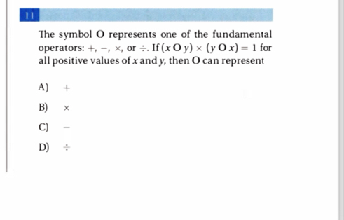 Solved: The symbol O represents one of the fundamental operators ...