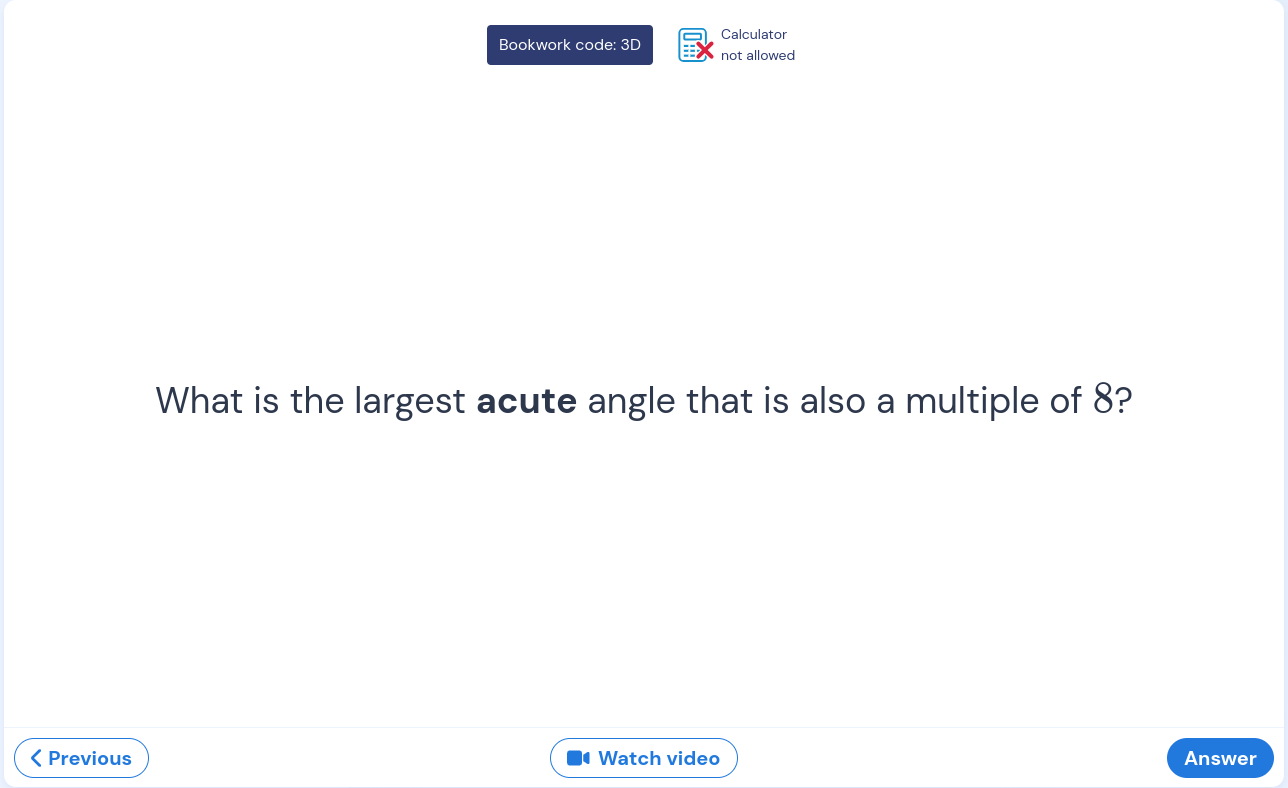 Solved: Calculator Bookwork code: 3D not allowed What is the largest ...