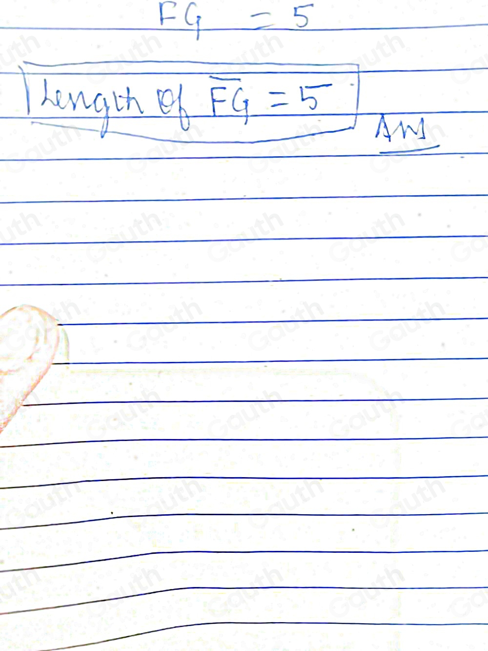 Solved: Point F is on line segment overline EG. Given EF=6 and EG=11 , determine the length ...