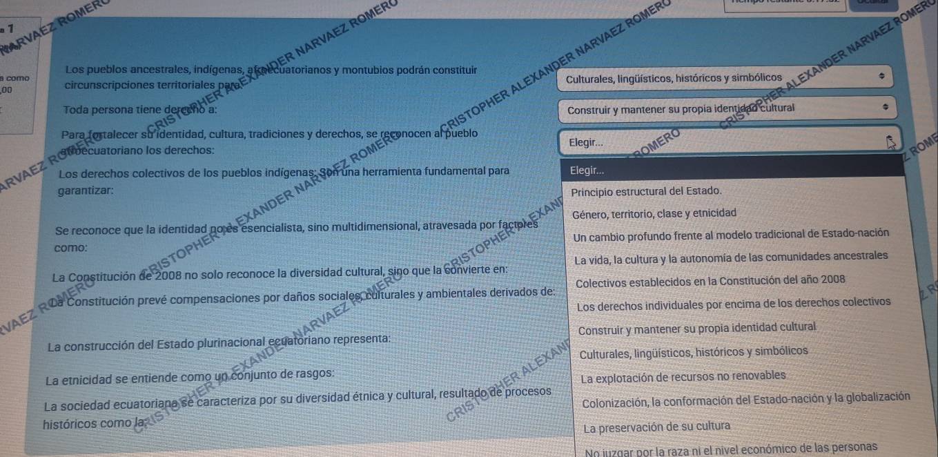 Resuelto:VA Z R O M E 1 ER NARVAEZ ROMER 00 circunscripciones ...