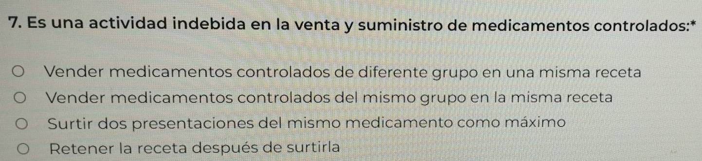 Resuelto:Es una actividad indebida en la venta y suministro de ...