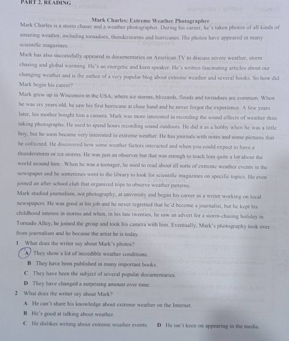 Giải quyết:READING Mark Charles: Extreme Weather Photographer Mark ...