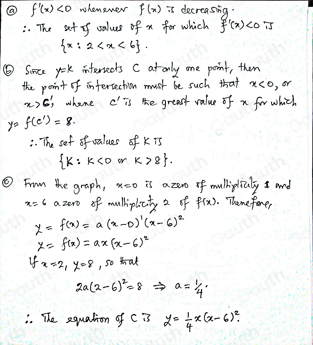 Solved: Figure 1 Figure 1 shows a sketch of a curve C with equation y=f ...
