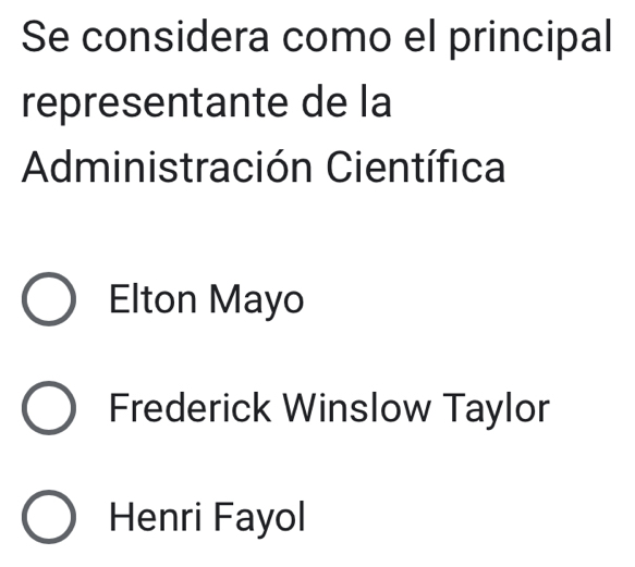 Resuelto:Se considera como el principal representante de la ...