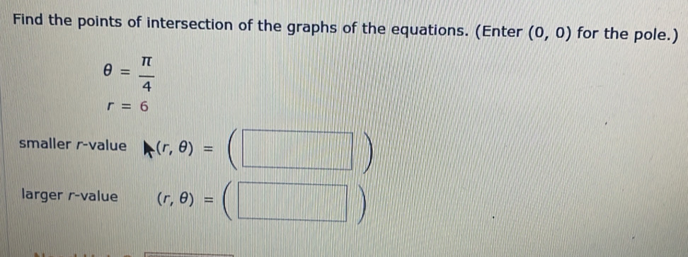 Solved: Find the points of intersection of the graphs of the equations ...