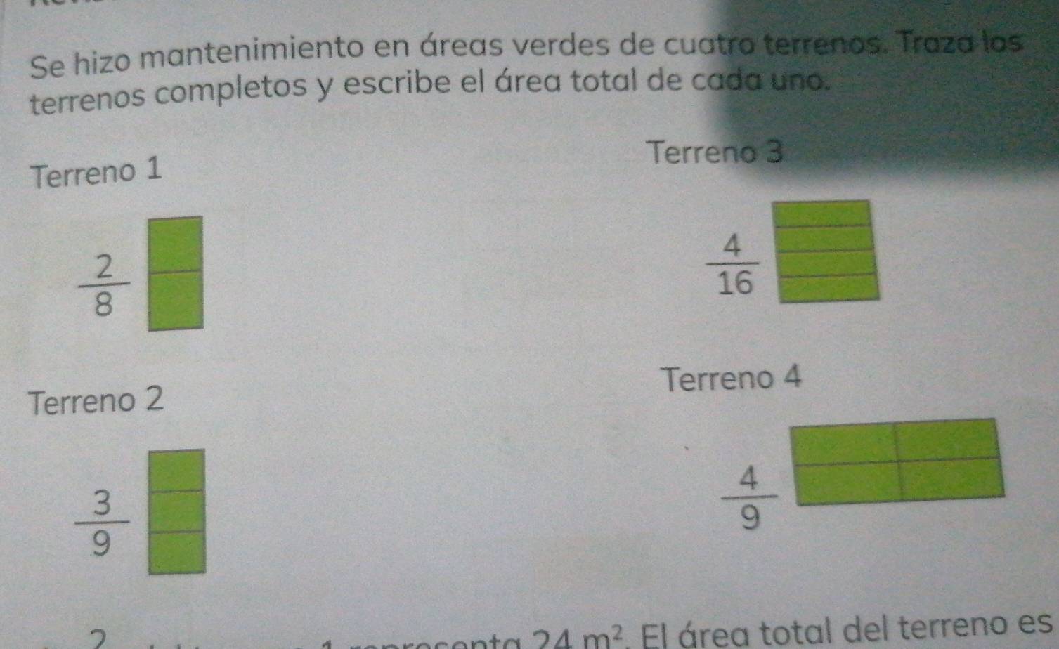 Resuelto:Se hizo mantenimiento en áreas verdes de cuatro terrenos ...