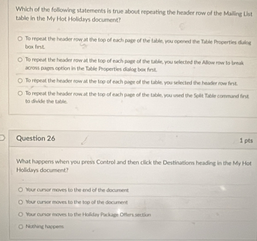 Solved: Which of the following statements is true about repeating the ...