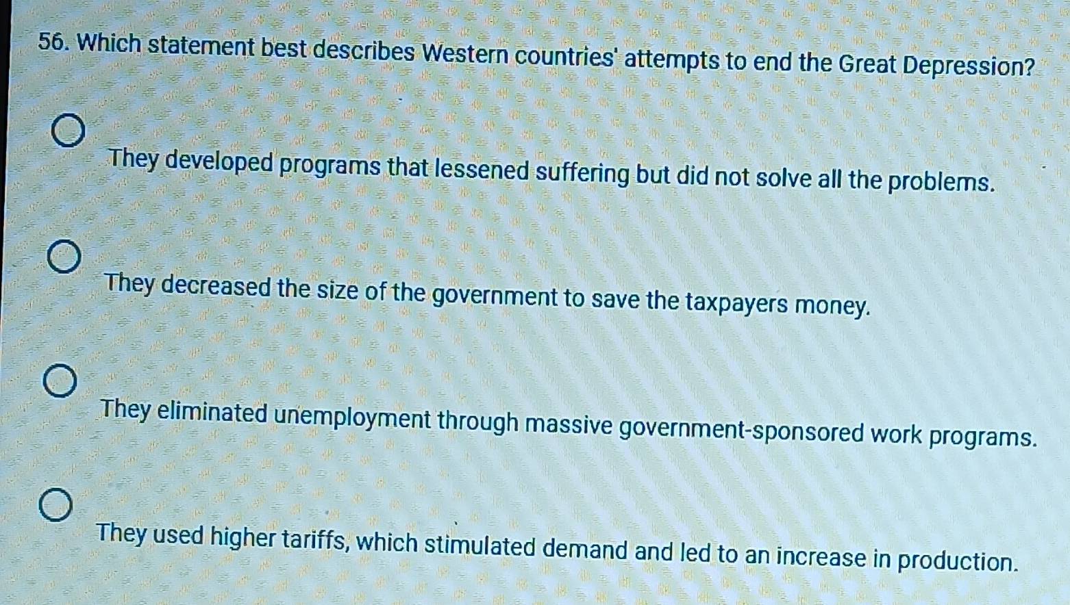 Solved: Which statement best describes Western countries' attempts to ...