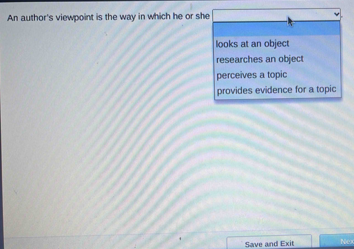 Solved: An author's viewpoint is the way in which he or she looks at an ...