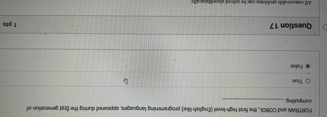 Solved Fortran And Cobol The First High Level English Like