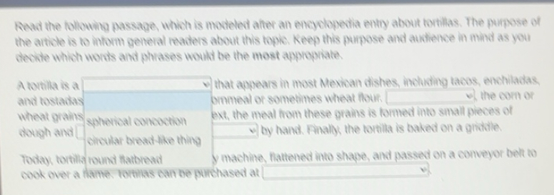Résolu :Read the following passage, which is modeled after an ...