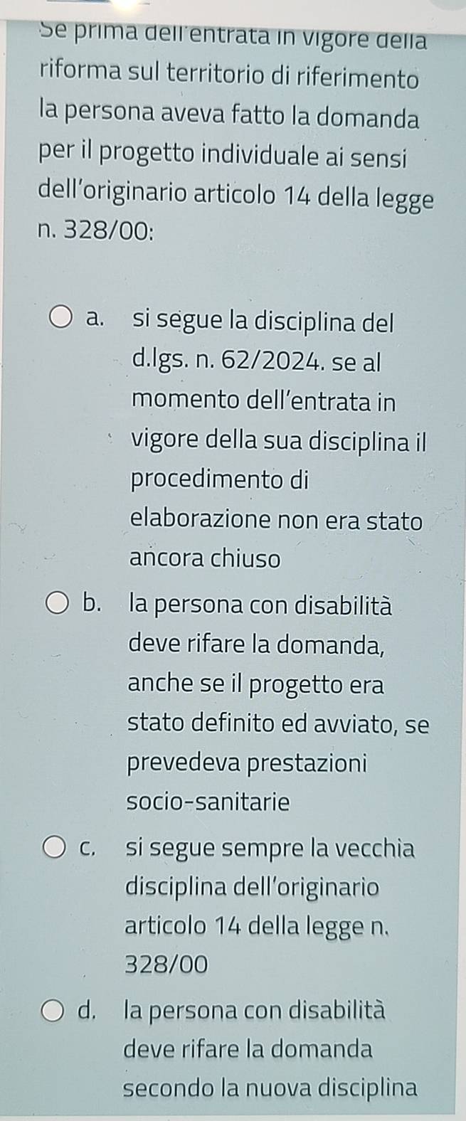 Risolto:Se prima dell entrata in vigore della riforma sul territorio di ...