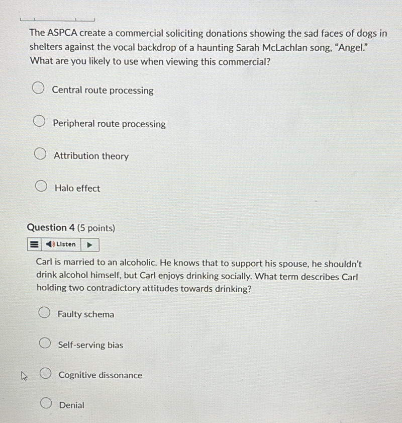Solved: The ASPCA create a commercial soliciting donations showing the ...