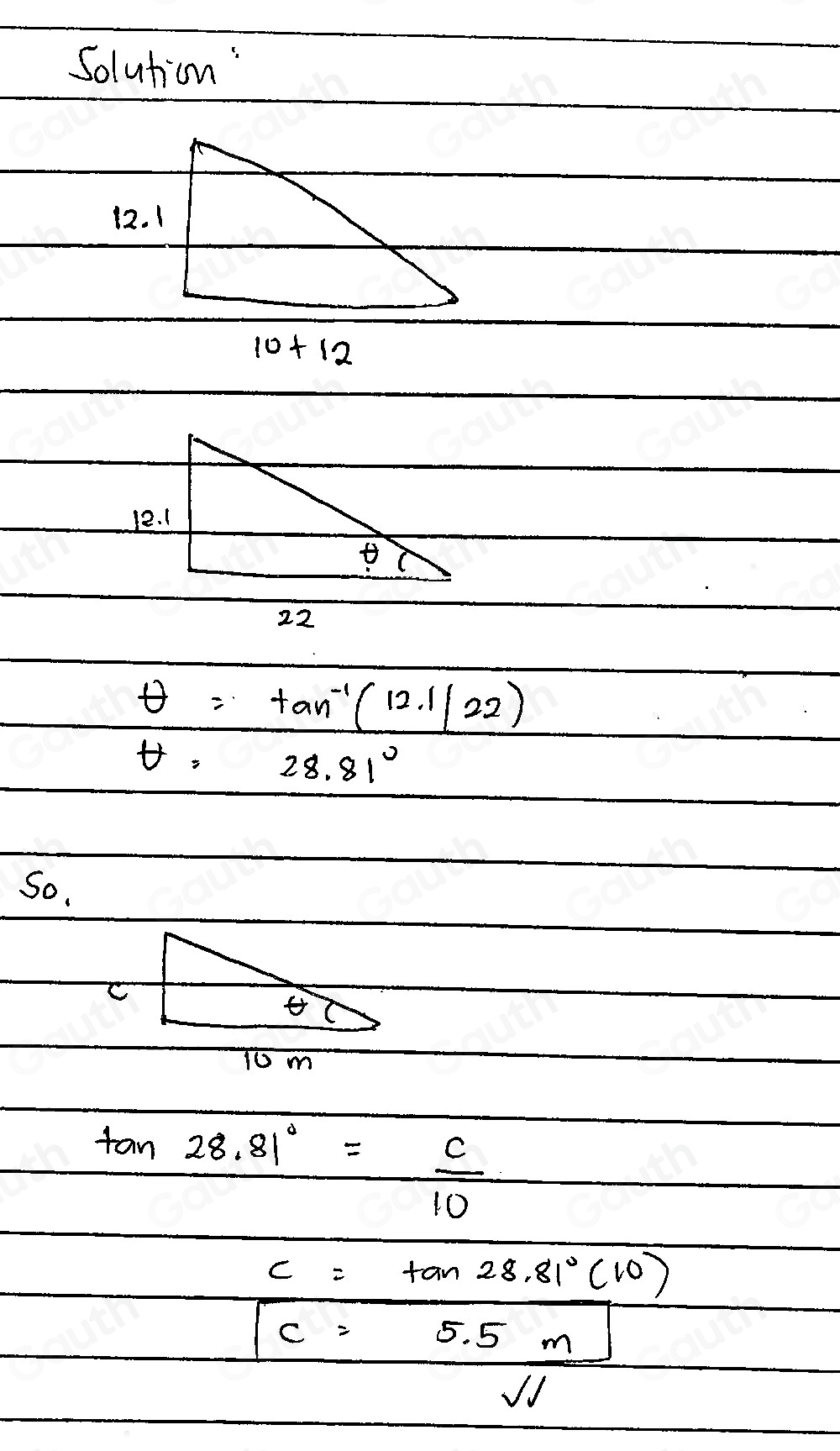 Solved: Flagpole a and flagpole c are both casting a shadow that ends ...