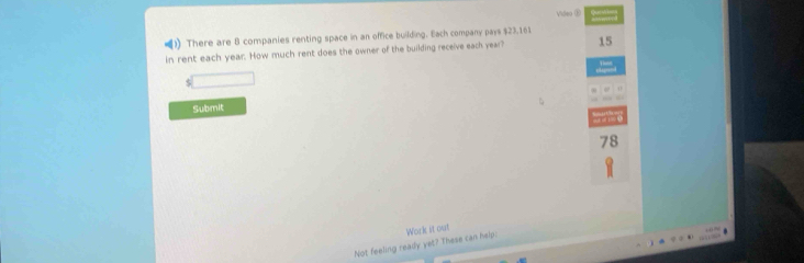 Solved: Videa ② ) There are 8 companies renting space in an office ...