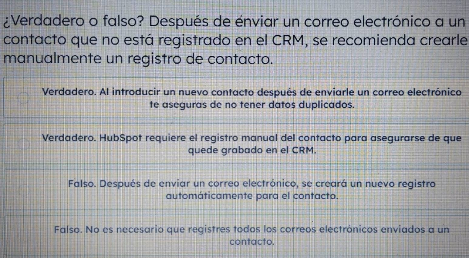 Resuelto:¿Verdadero o falso? Después de énviar un correo electrónico a ...