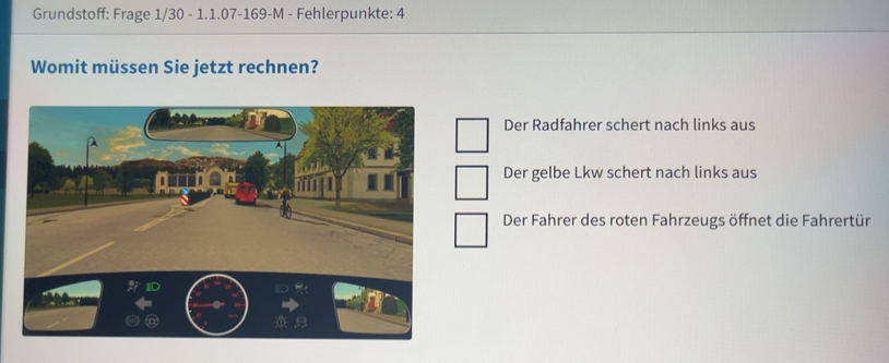 Gelöst:Grundstoff: Frage 1/30 - 1.1.07-169-M - Fehlerpunkte: 4 Womit ...