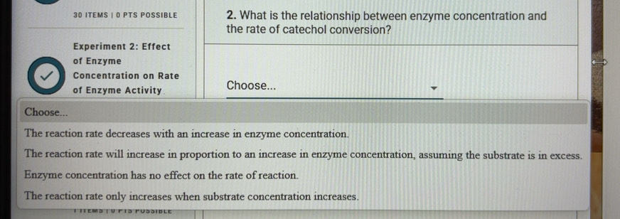Solved: ITEMS | 0 PTS POSSIBLE 2. What is the relationship between ...