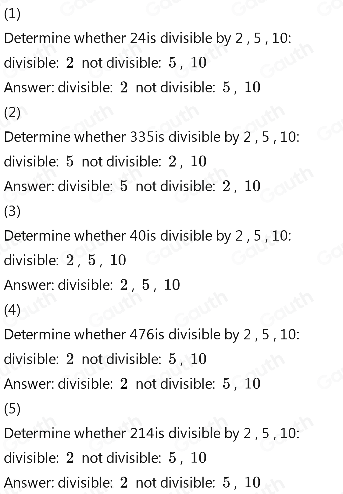 Solved: LET'S DO THE ACTIVITIES! I.Directions: Determine if the number ...