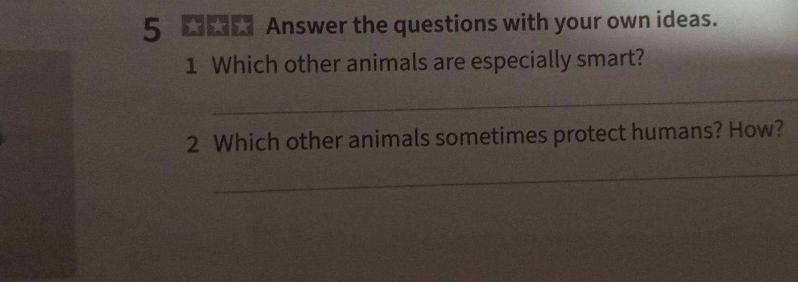 Resuelto:Answer the questions with your own ideas. 1 Which other ...