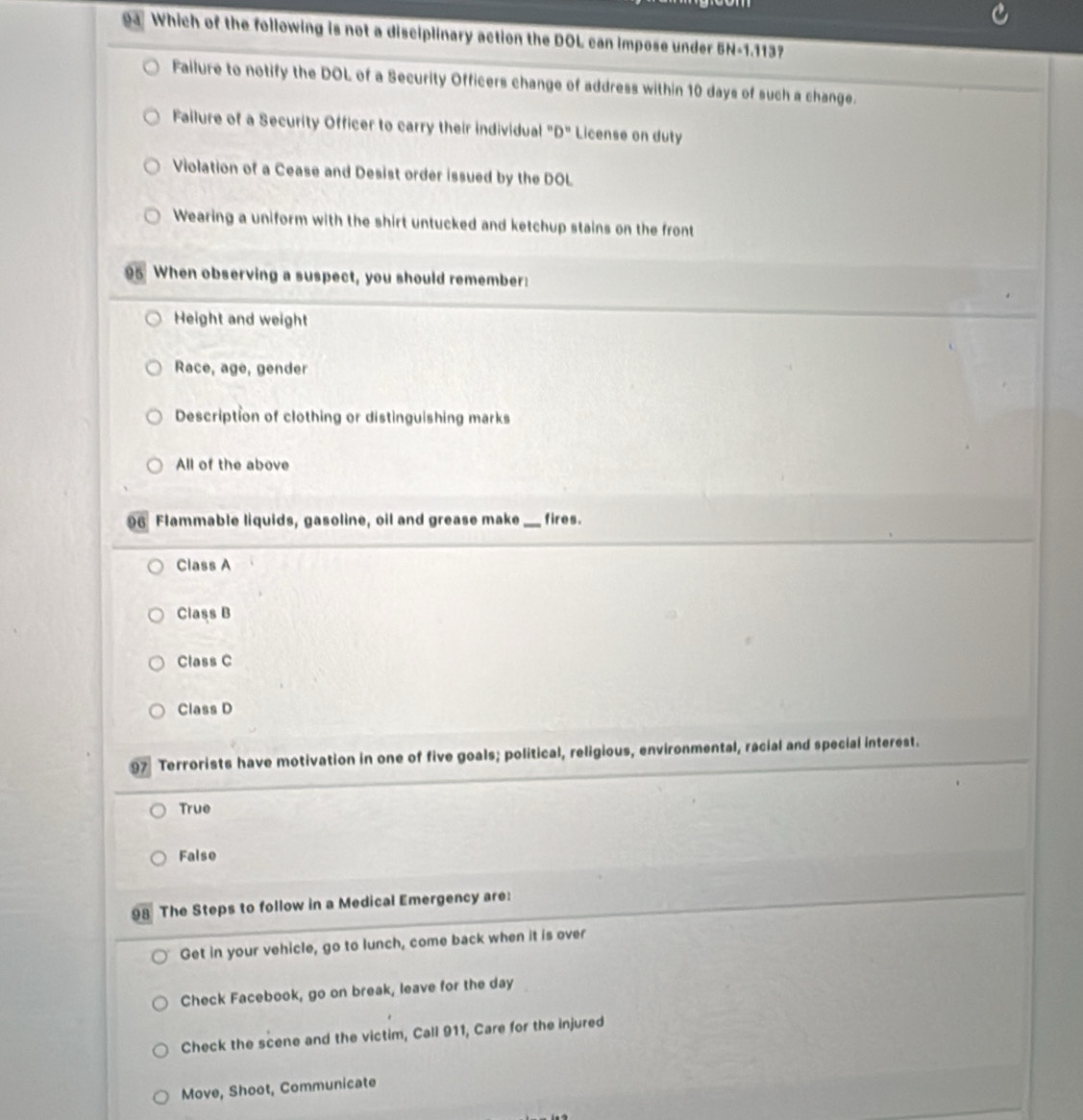 Solved: 9a Which of the following is not a disciplinary action the DOL ...
