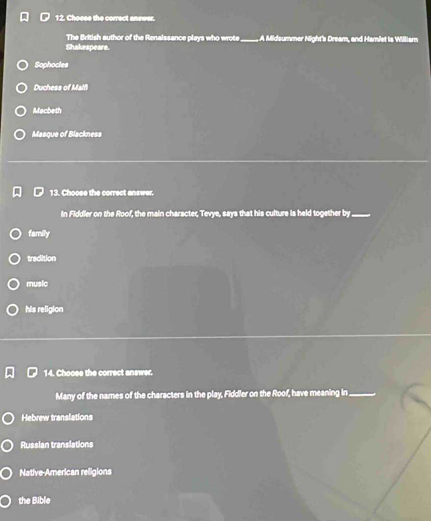 Solved: Choose the correct answer. The British author of the ...