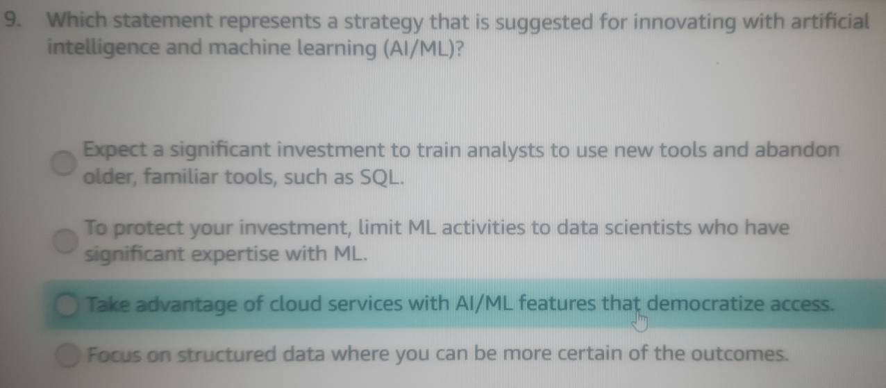 Solved: Which statement represents a strategy that is suggested for ...