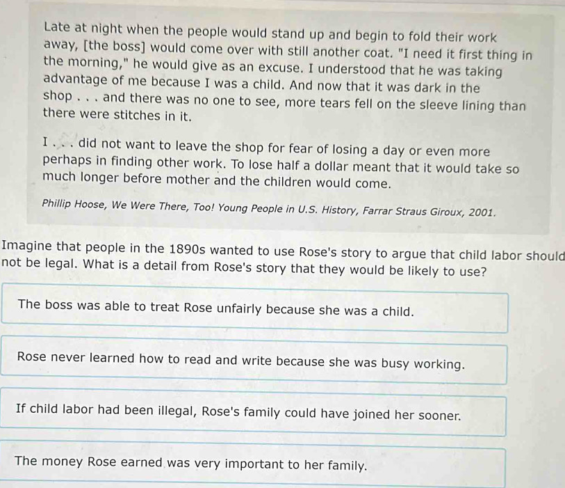 Solved: Late at night when the people would stand up and begin to fold ...